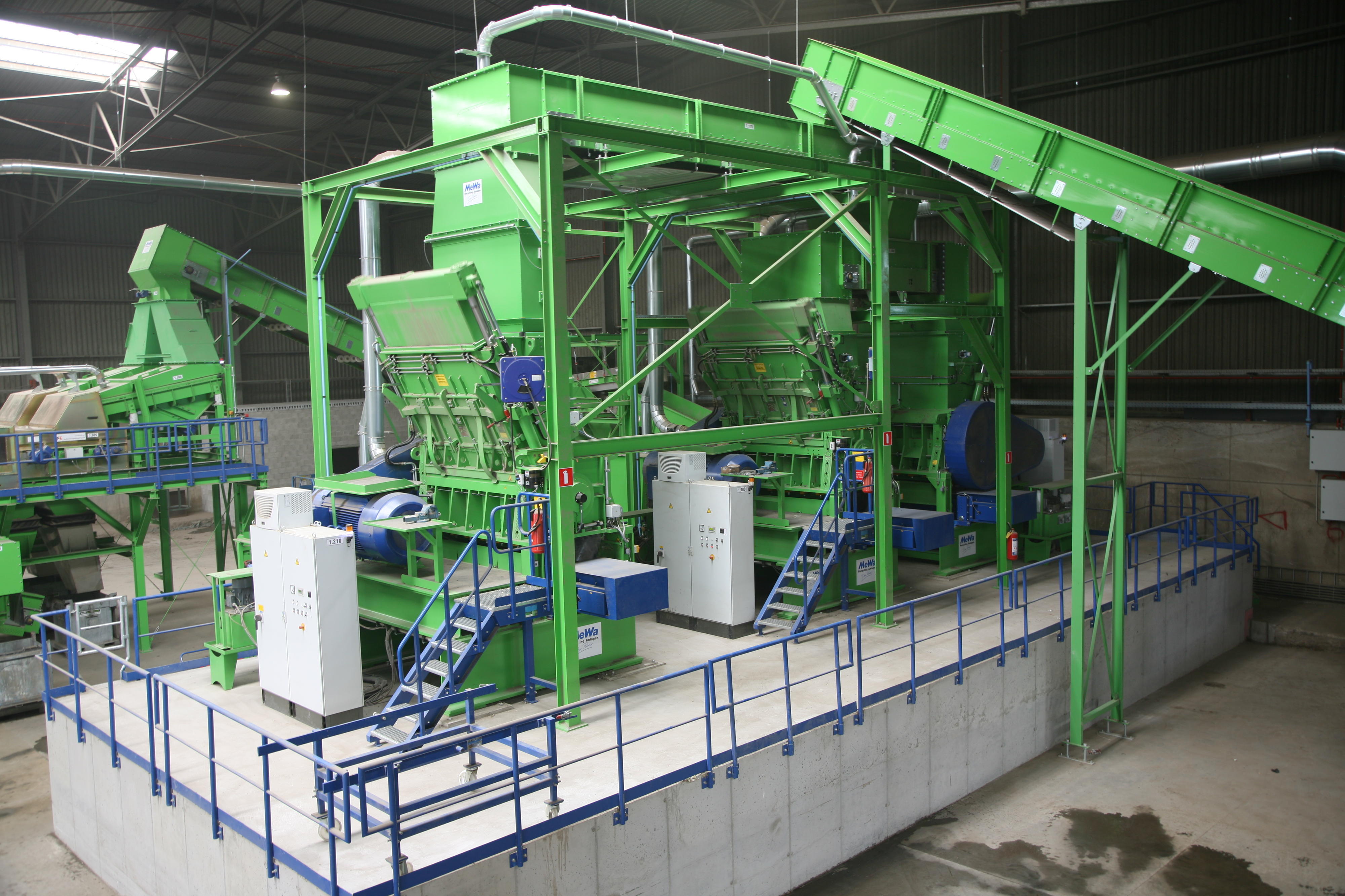 Production of refuse derived fuels (RDF)