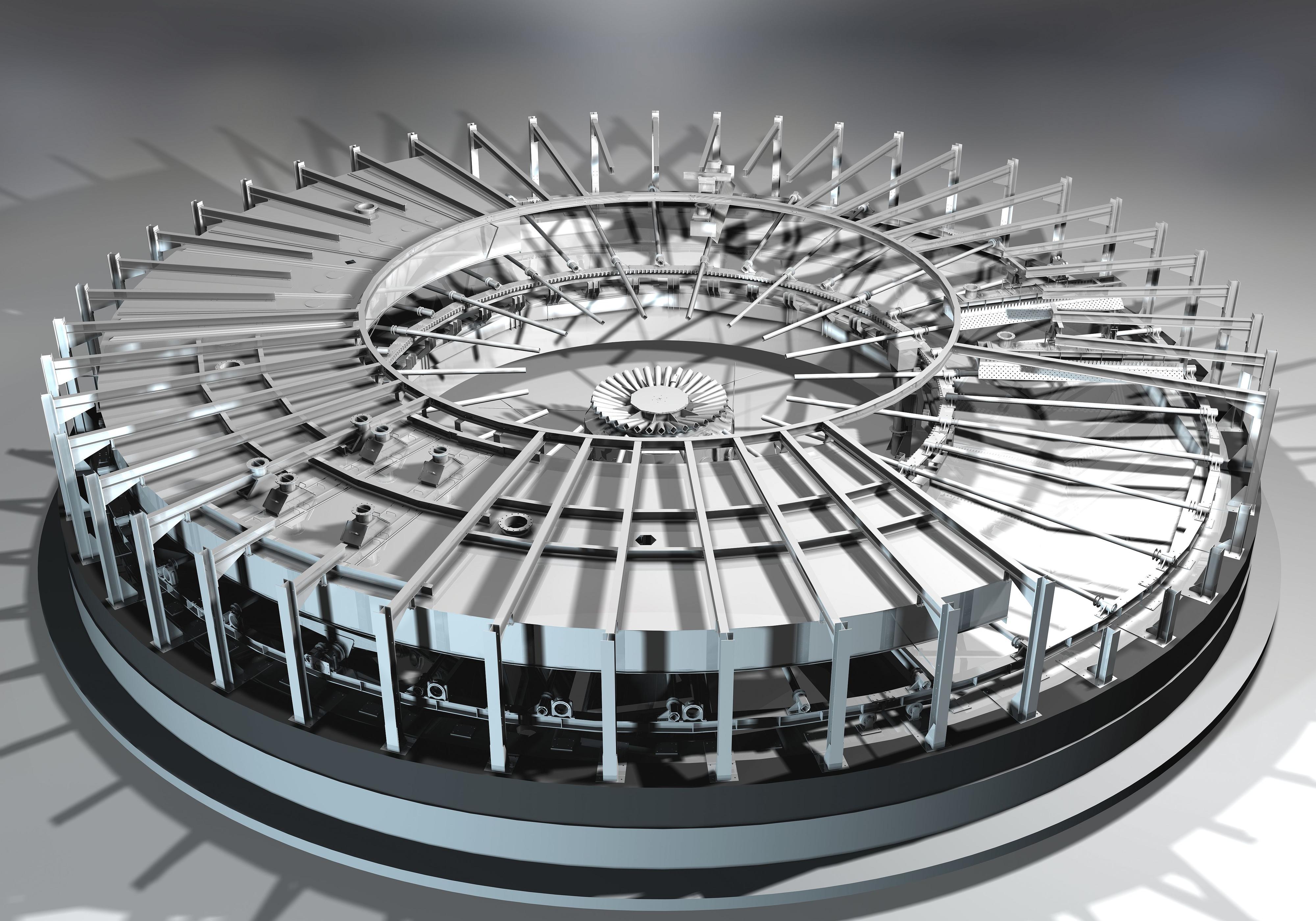 Tilting pan filter TPF