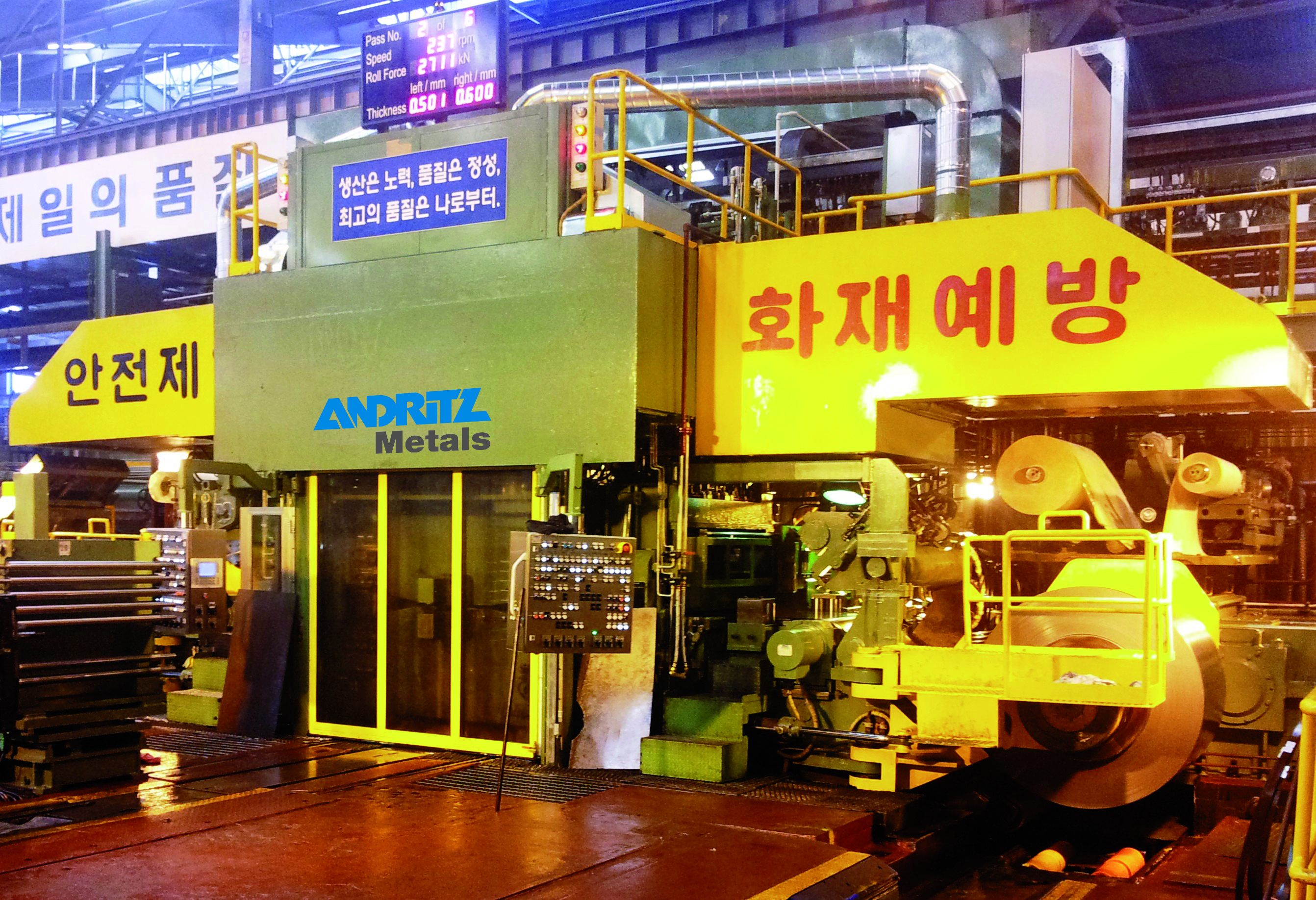 Modernization of the 20-high reversing mill at Hyundai Bng Steel, Korea