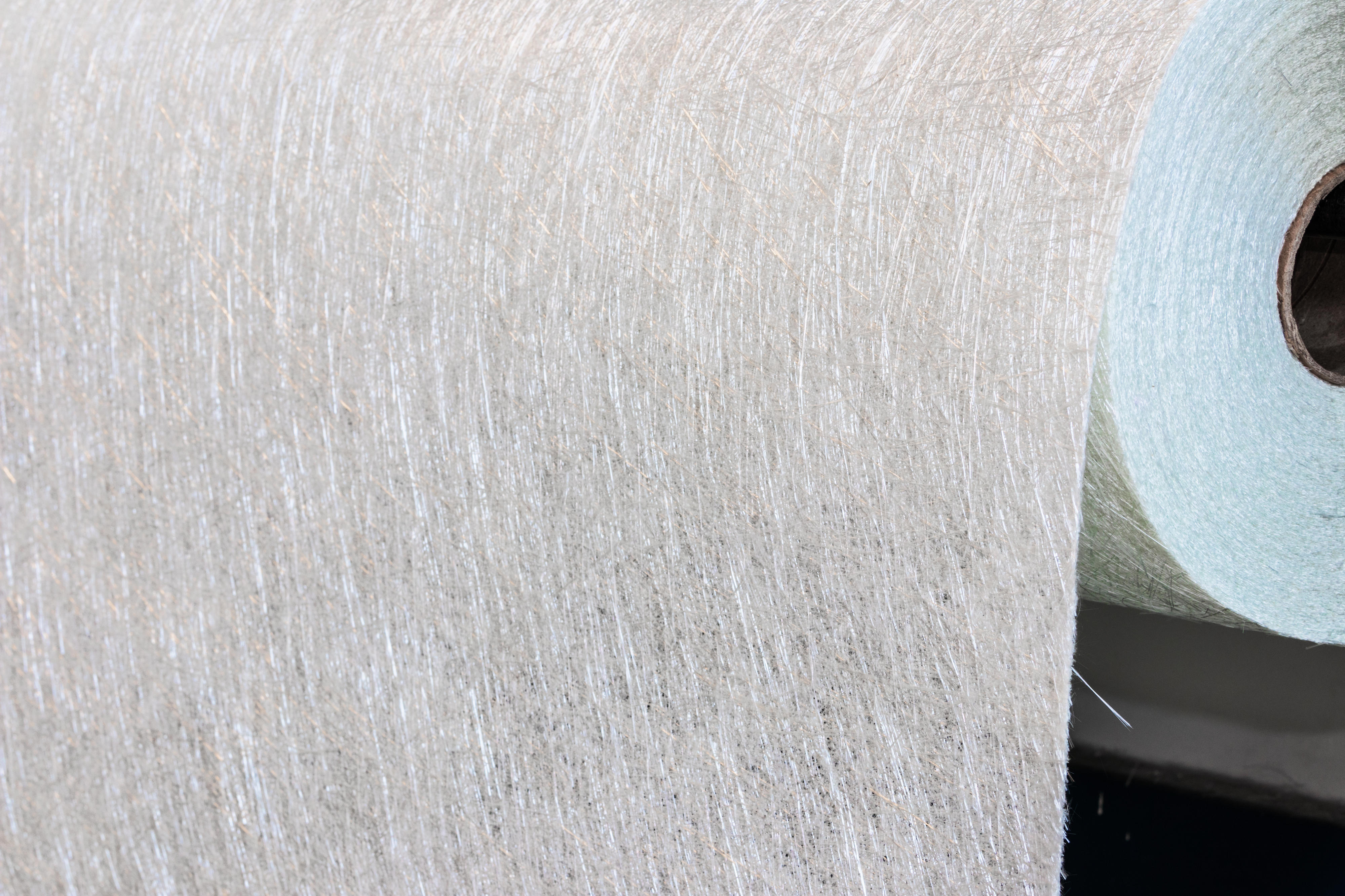 Wetlaid for glass fiber production