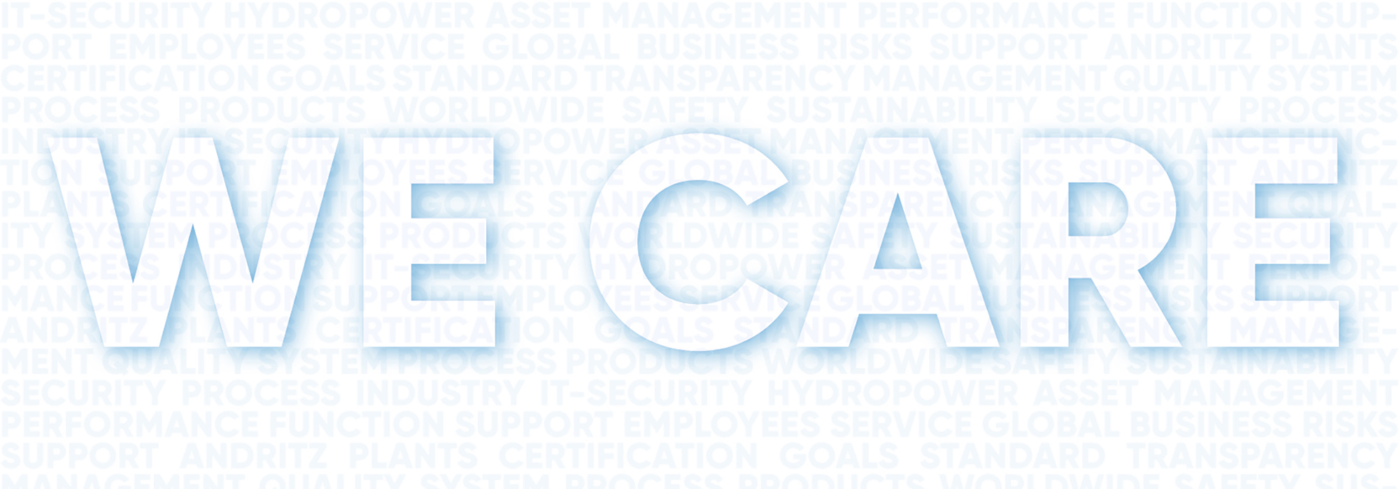 We care - Achieving sustainability and transparency through ...