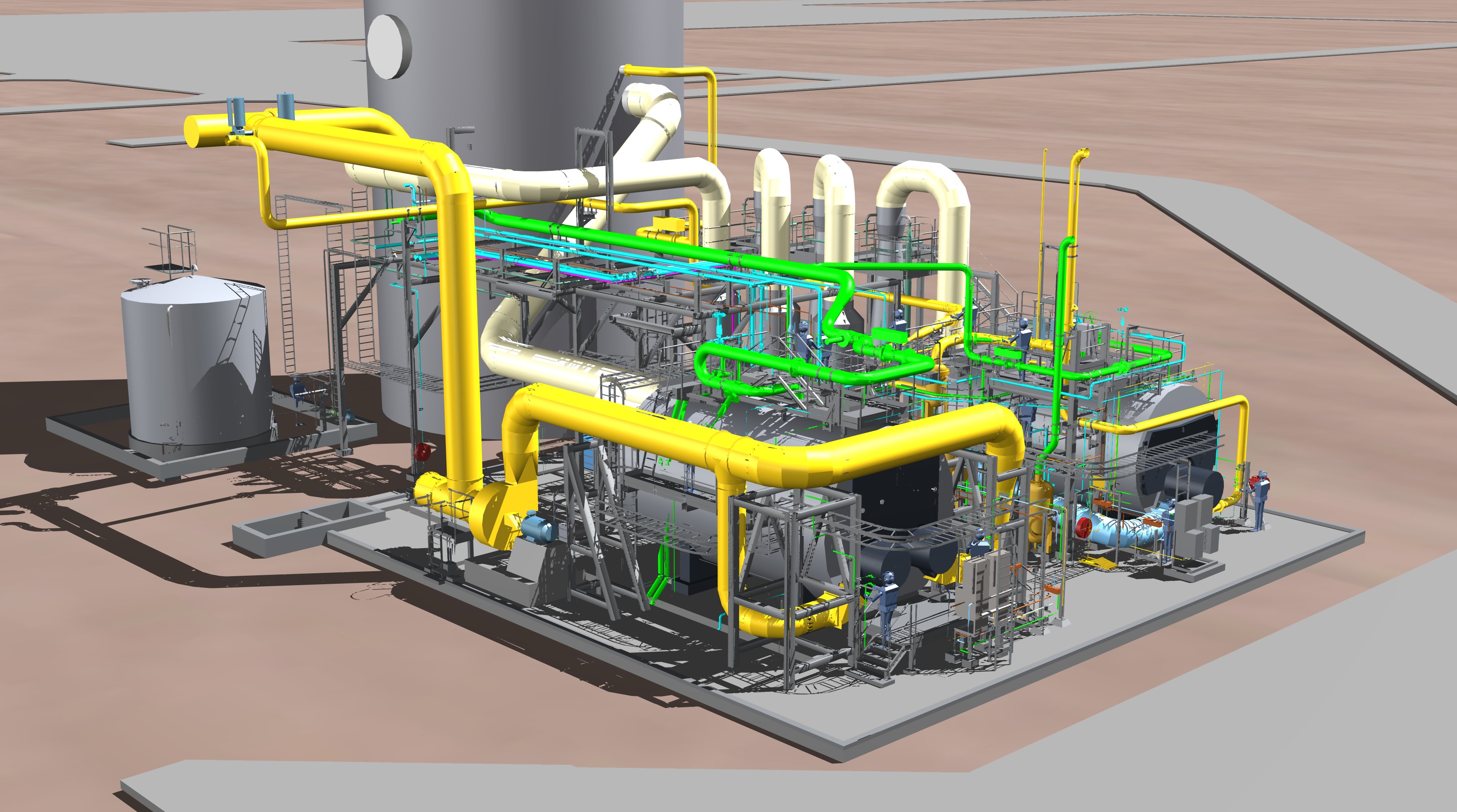 Non-condensable gas (NCG) treatment
