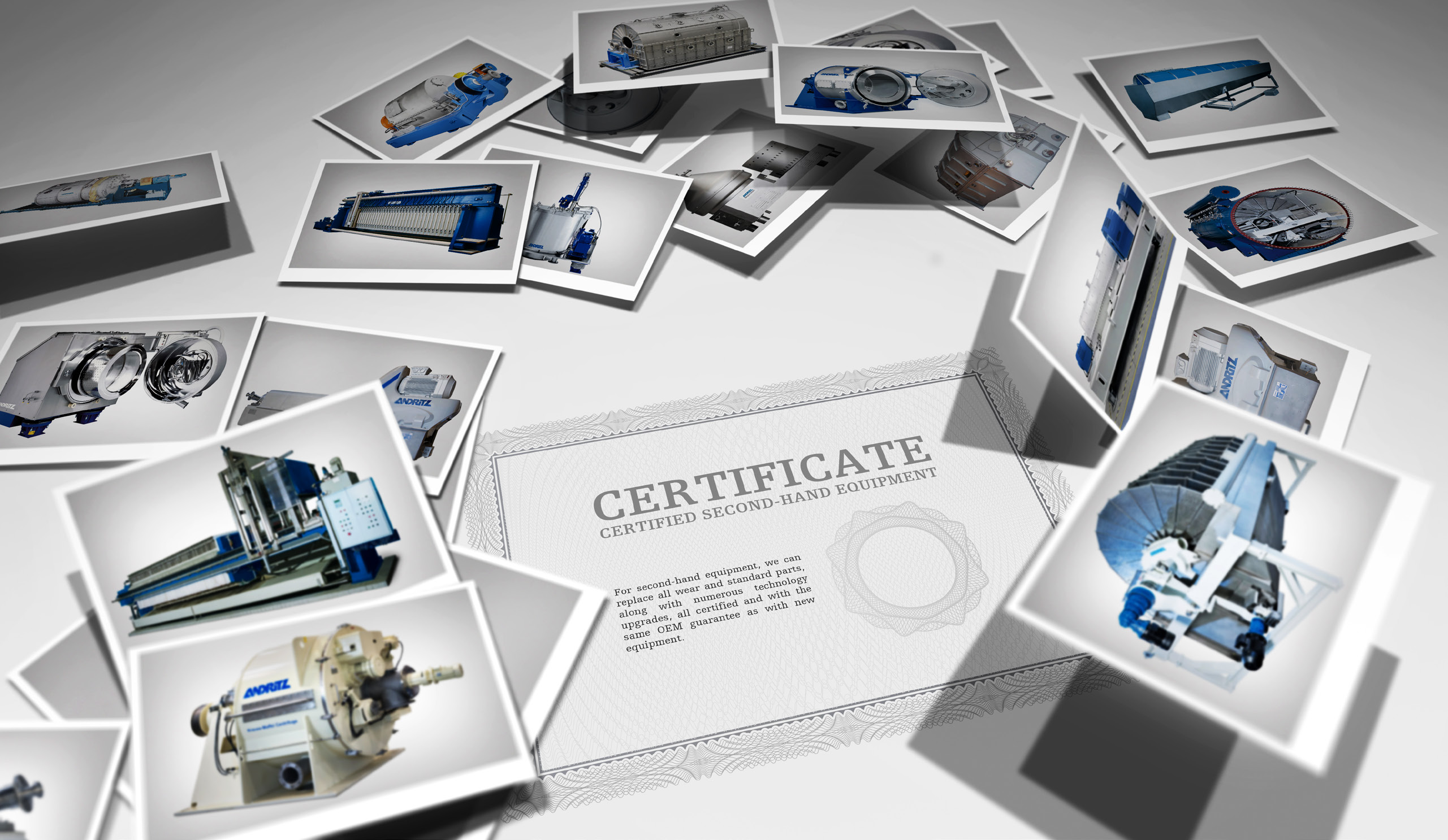 Second-hand equipment and rentals