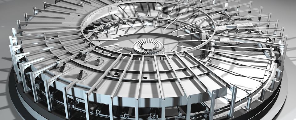 Tilting pan filter TPF