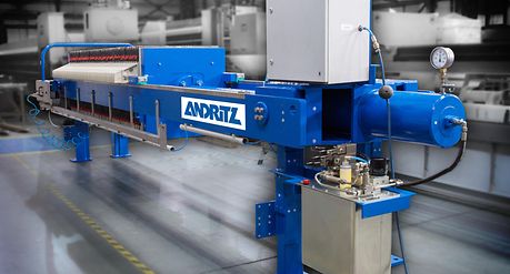 Sidebar and overhead filter press | industrial | ANDRITZ