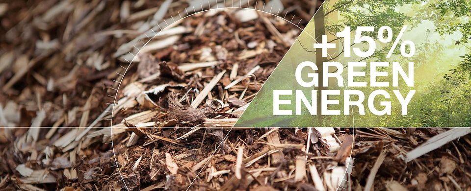 Increasing the value of bark as fuel