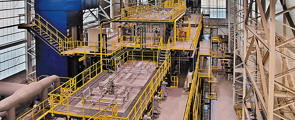 Continuous galvanizing line furnaces