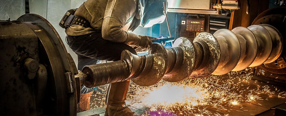 Plug screw feeder service