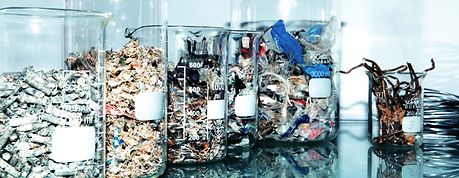 Recycling of waste from the paper industry