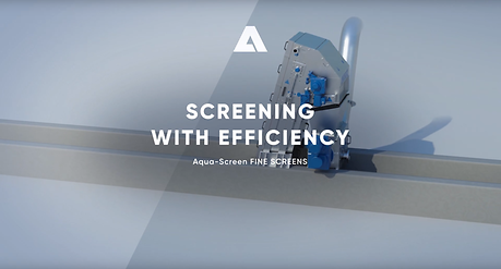 AquaScreen coarse and fine screen | municipal wastewater