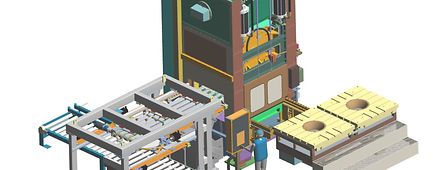 Peripheral equipment for forming presses