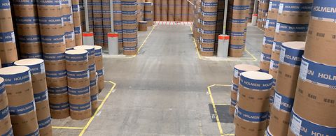 Holmen Hallsta paper production