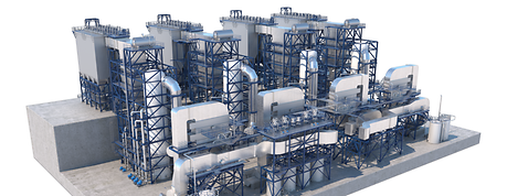 Wet flue gas cleaning, limestone FGD