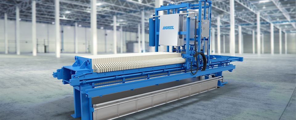 Sidebar and overhead filter press | industrial | ANDRITZ
