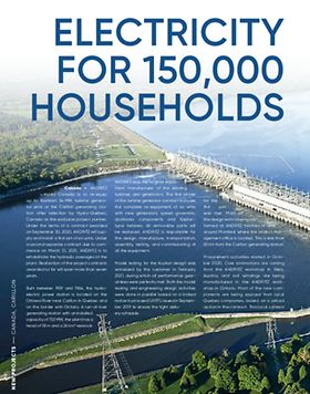 Electricity for 150,000 households - Carillon, Canada