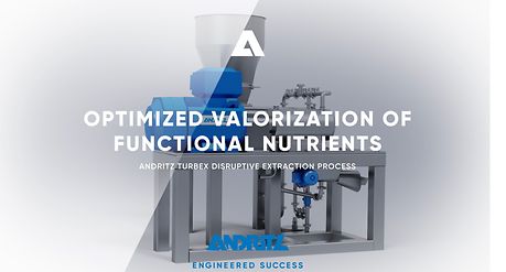 Turbex | food by-products extraction | ANDRITZ