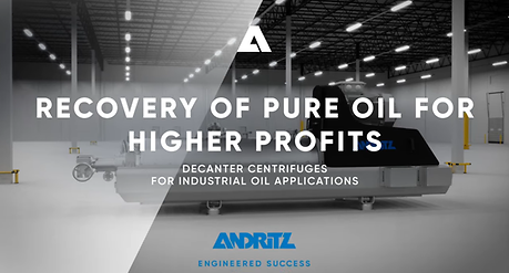 Decanter centrifuge A | industrial solutions | ANDRITZ