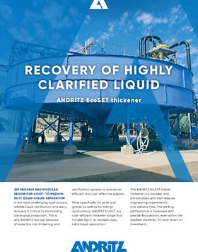 ANDRITZ thickening and clarification systems