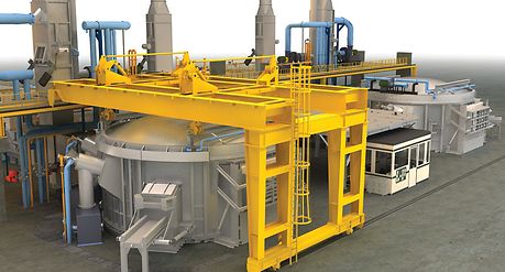 Furnace systems for the aluminum industry