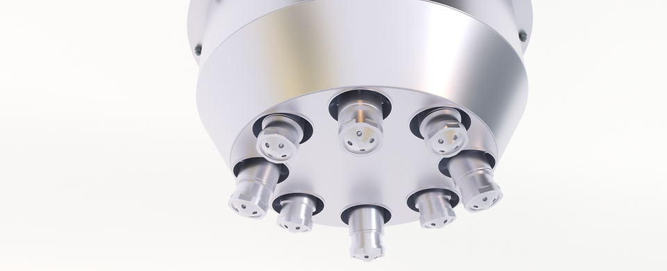Air assisted pressure nozzle | fine powders | ANDRITZ