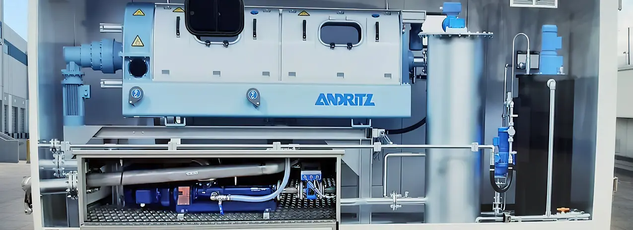 C-press screw press | sludge dewatering | ANDRITZ