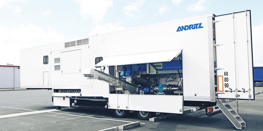 Mobile dewatering units | flexible, ready to go | ANDRITZ