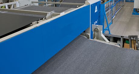 The new crosslapper also as upgrade in existing lines
